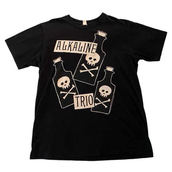 Tultex | Shirts | Y2k Alkaline Trio Band Tshirt Mens Large Skull ...